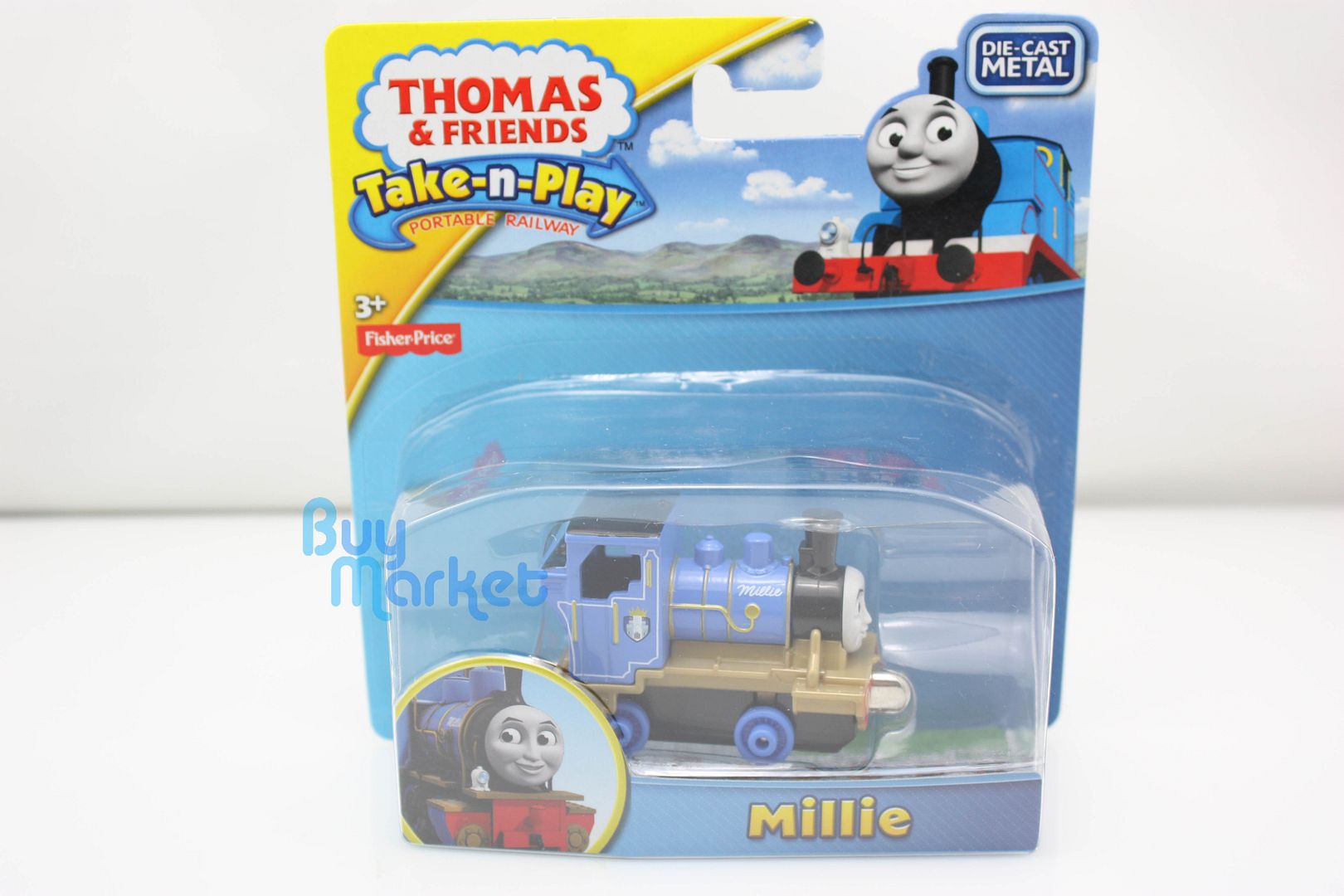 Fisher-Price Thomas and Friends Engine Metal Diecast Train Take-n-Play ...