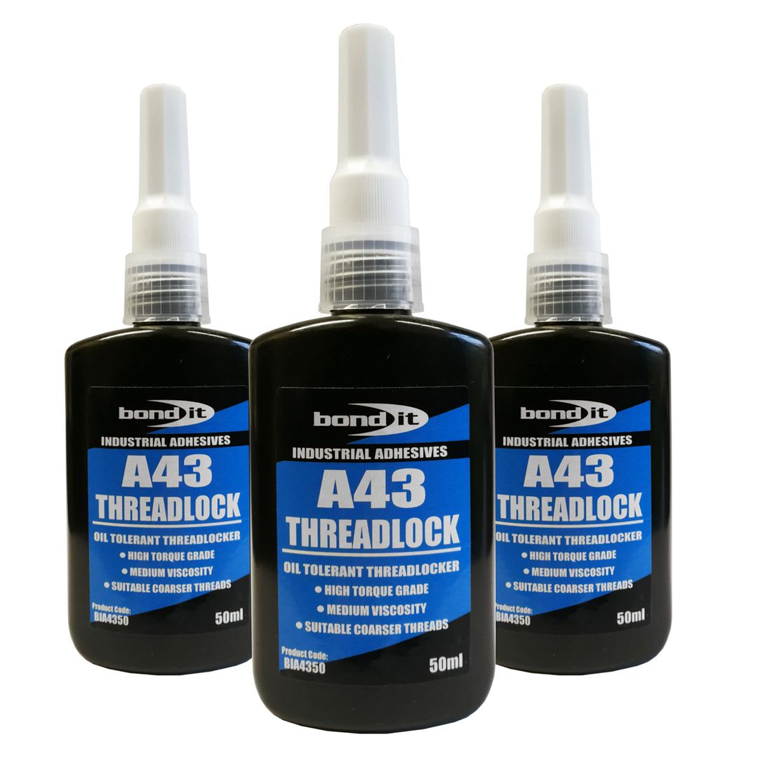Thread Lock A43 50ml - Anaerobic Oil Tolerant Lock Tight Nut Lock (PACK ...