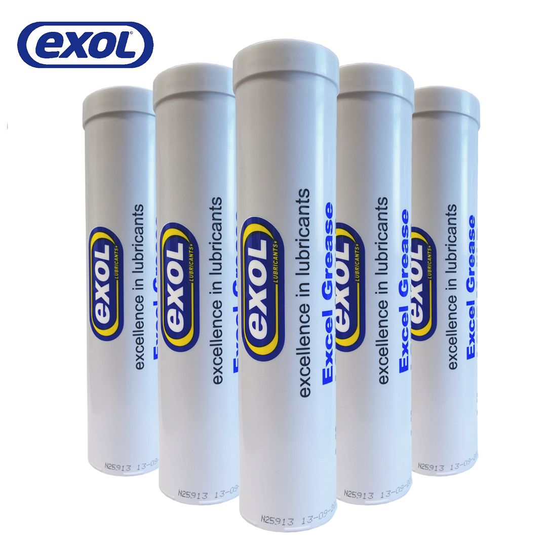 Multi Purpose Grease Cartridge EP2 Tube EXOL Lithium grease 400g (PACK ...